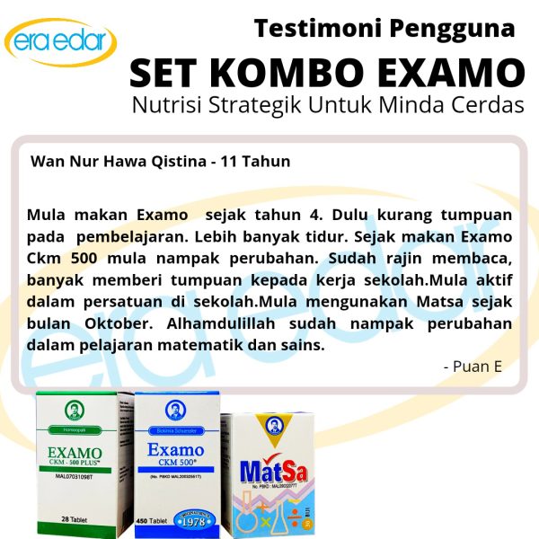 EXAMO - Produk Untuk Pelajar - EDARAN SALINDAH